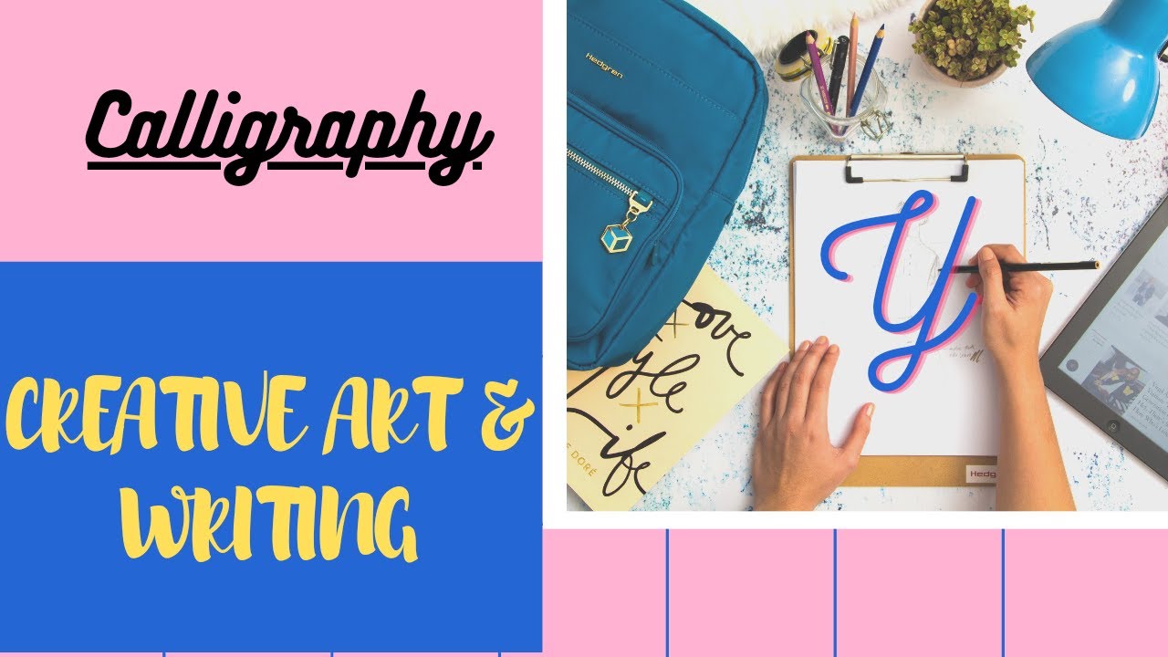 How to write Capital Y. Calligraphy with normal gel pen. Calligraphy ...