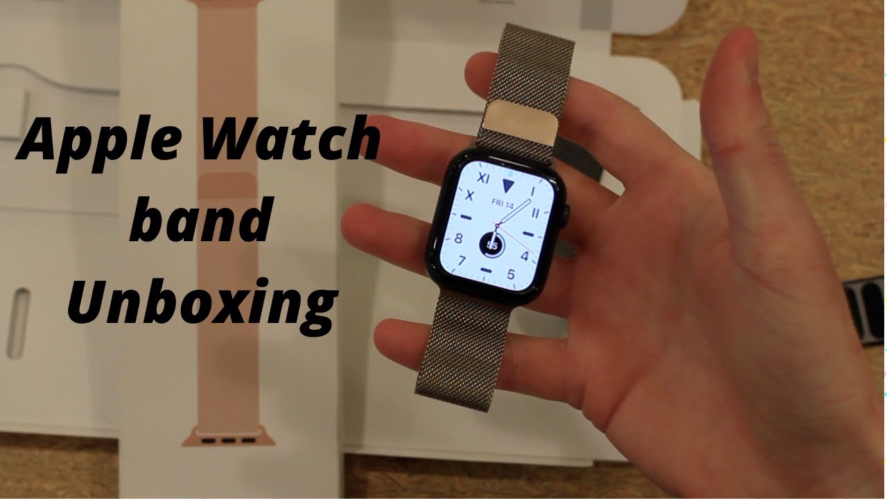 Apple Watch Milanese Loop Band Unboxing - YouTube
