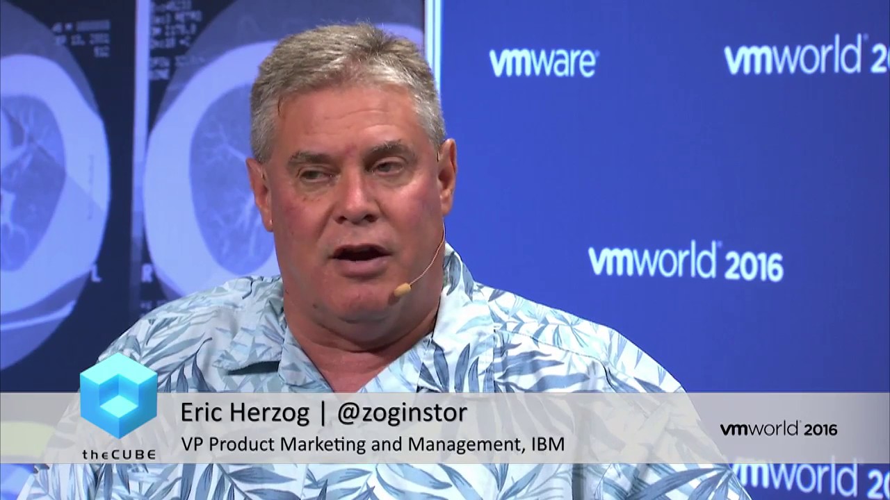 Ken Barth, Catalogic Software u0026 Eric Herzog, IBM #VMworld #theCUBE ...