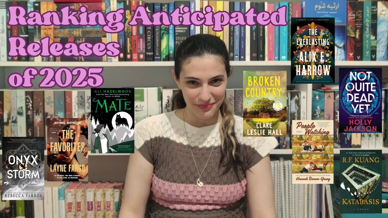 Ranking My Most Anticipated Books Of 2025 | 25 Books That Were Perfect ...