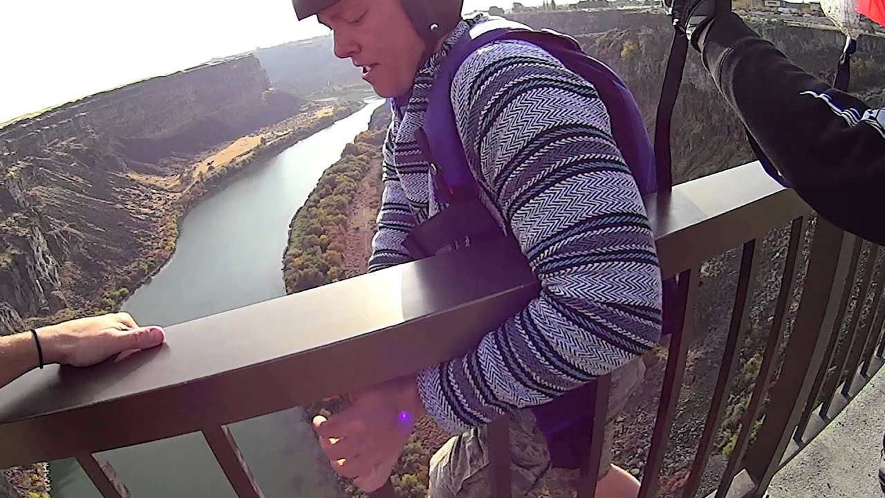 First Base jump at the Perrine - YouTube