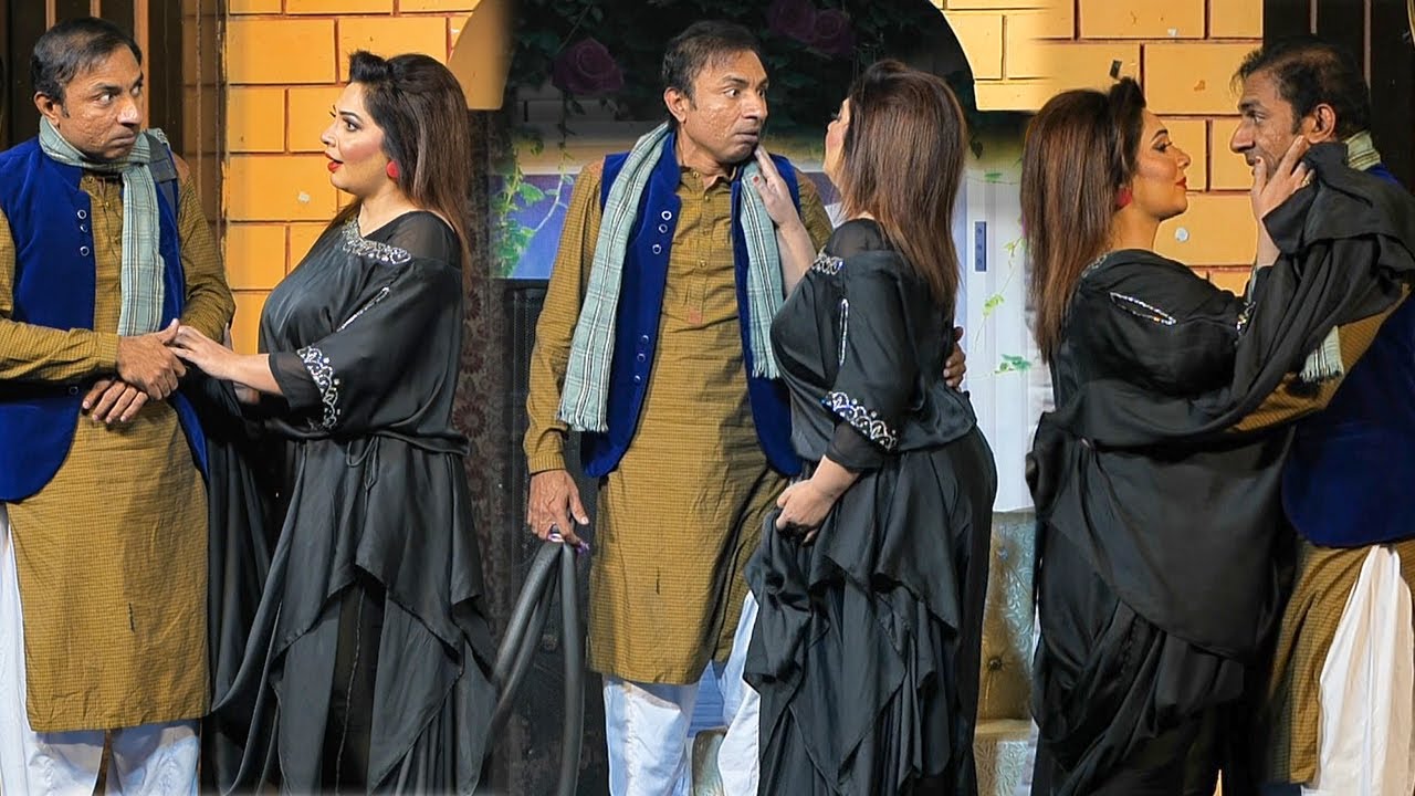 Rashid Kamal With Mishal khan & Falak Shair | New Punjabi Stage Drama ...