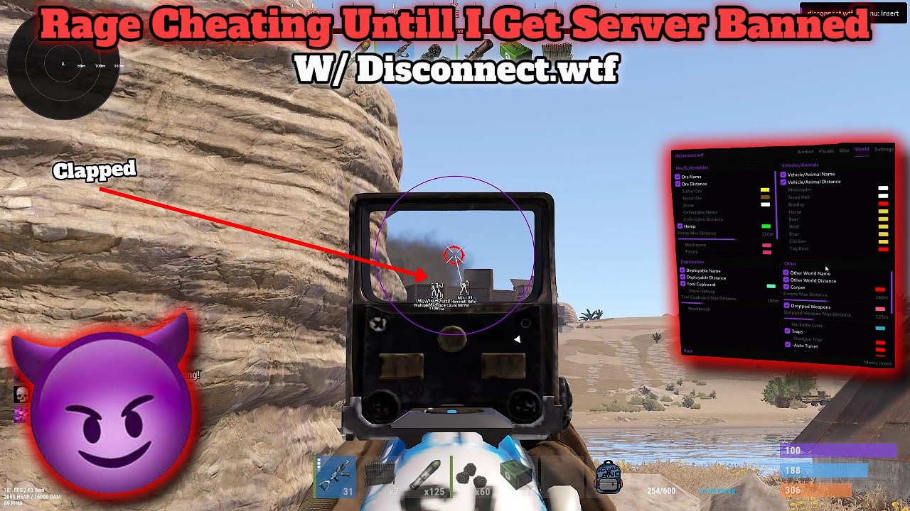 RAGE CHEATING Using One Of The BEST RUST CHEATS Till I Get Banned ...
