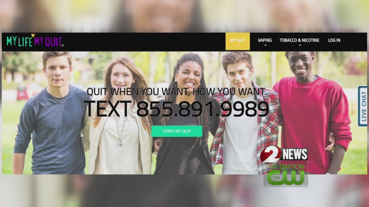 New hotline aims to help teens quit vaping - YouTube