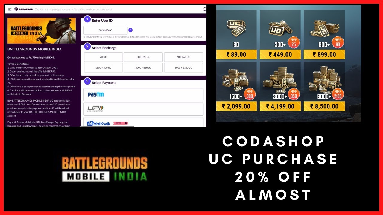 BUYING UC FROM CODASHOP DISCOUNT PRICE WORTH IT 😍👍🏻 #RP #UC # ...