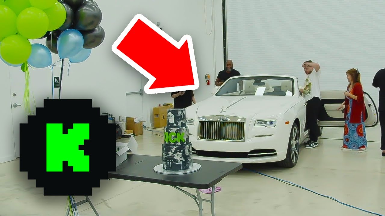 KICK gifted Adin Ross a Rolls Royce for his birthday! - YouTube