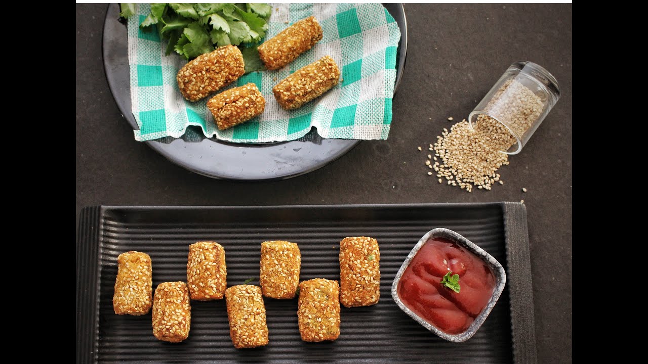 Paneer Till Mill | Sesame Crust Paneer Finger | Easy Snacks With Paneer ...