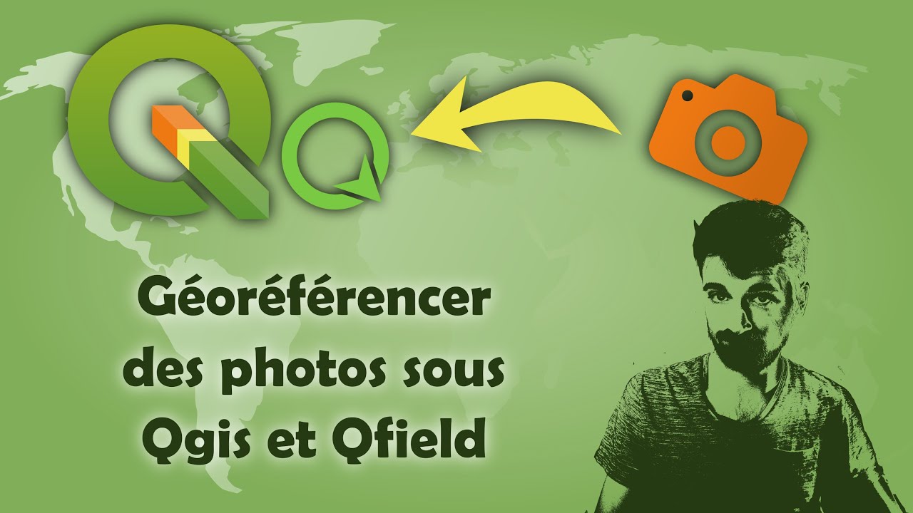 Géoréférencer des photos dans Qgis 3 et Qfield - YouTube