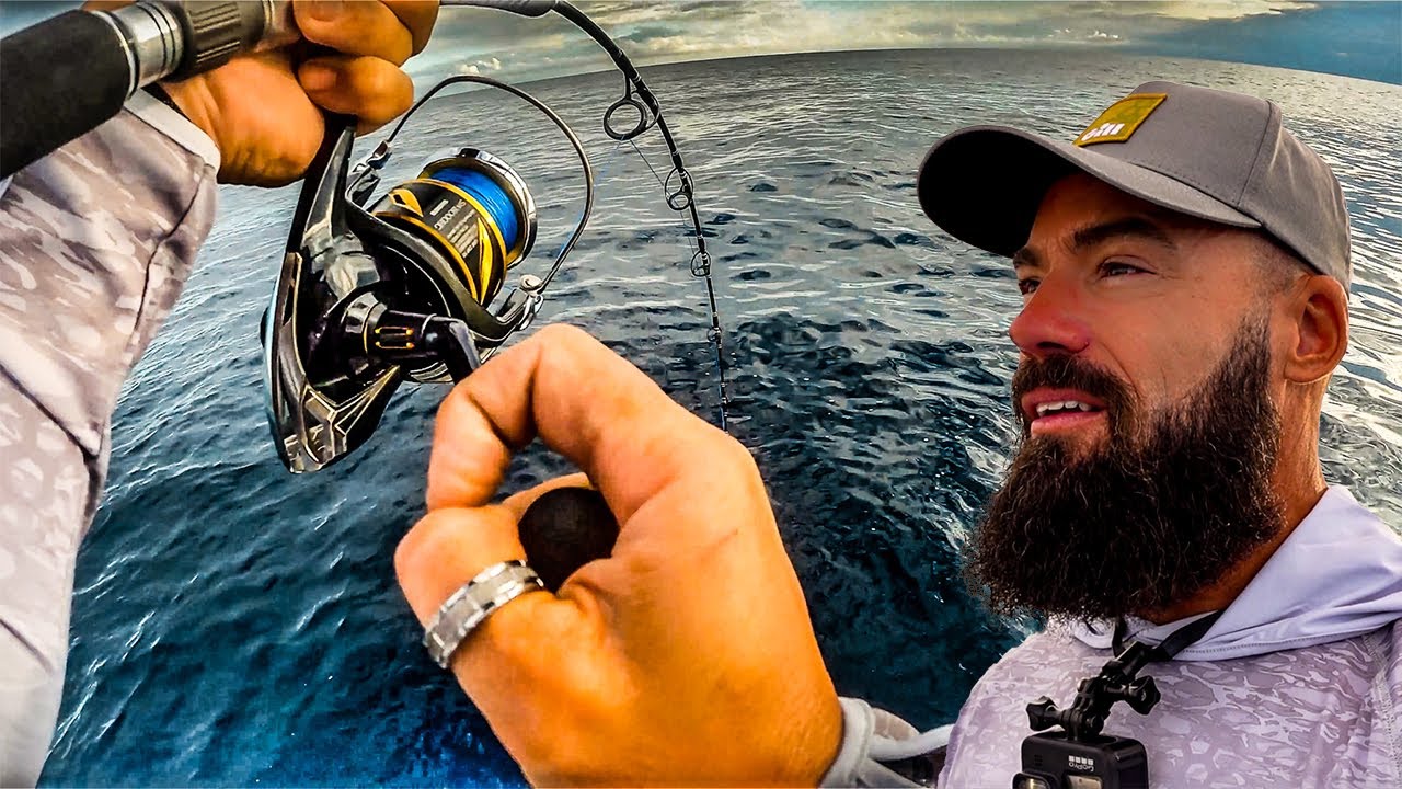 Jigging with big deep water jigs - YouTube