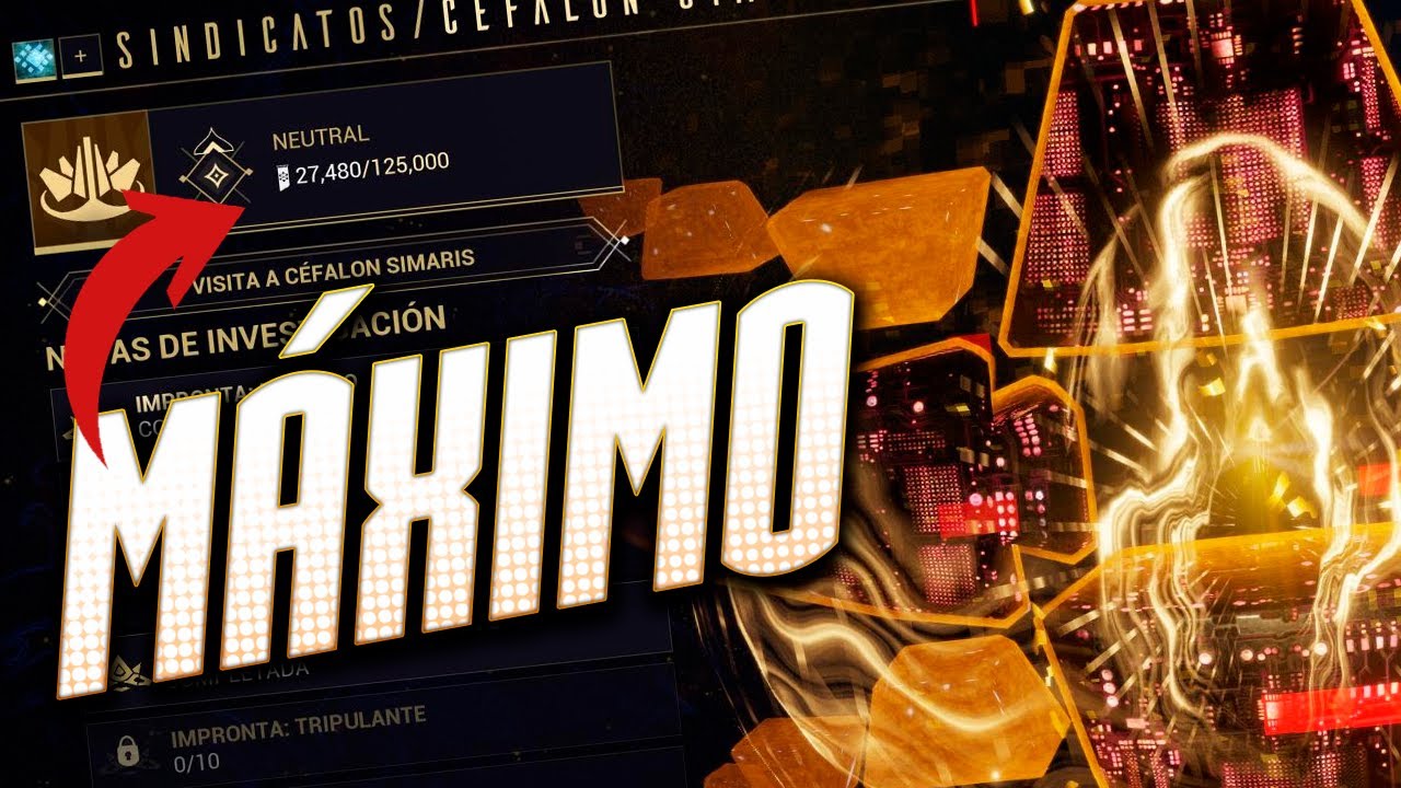 CONSIGUE RÁPIDO Y FÁCIL reputación con CÉFALON SIMARIS | WARFRAME - YouTube