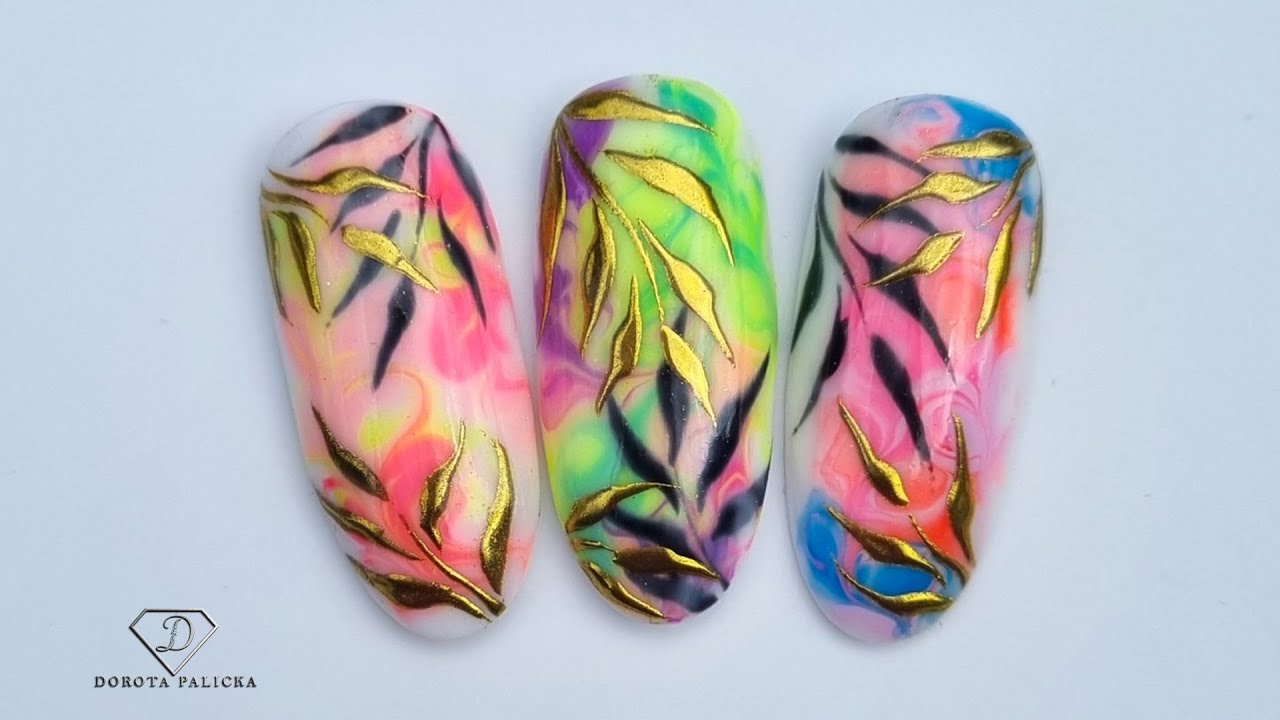 New Colours Arrival 🤗 Amazing summer nail art with blooming gel and ...