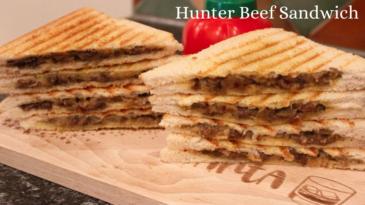 Hunter Beef grill Sandwiches | Hunter Beef Sandwich | Neelo's kitchen ...