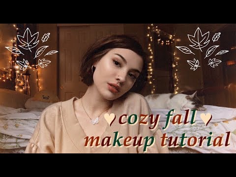 🍂 cozy fall makeup tutorial 🍂 - YouTube