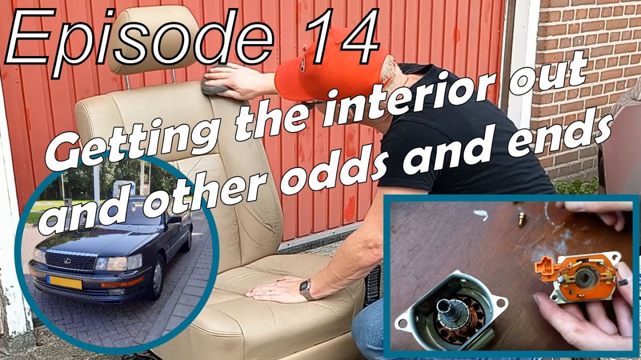 Episode 14 - Project Lexus LS 400. Seat repair, viewer questions and ...