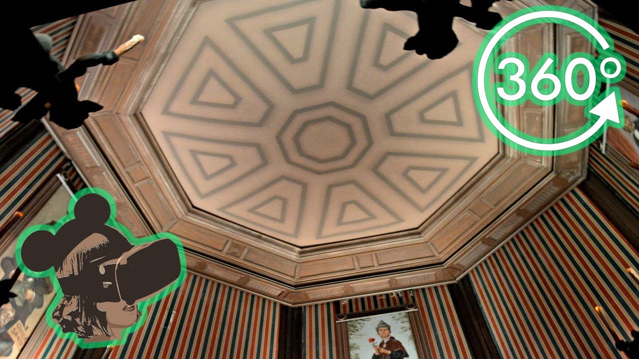 Haunted Mansion Stretch Room 8K 360 Low Light Test - YouTube