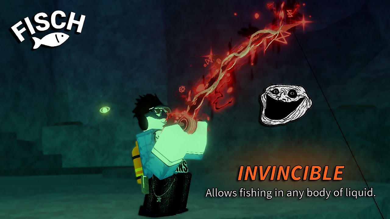 ROD OF FORGOTTEN FANG WITH INVINCIBLE 💀 | Roblox Fisch - YouTube