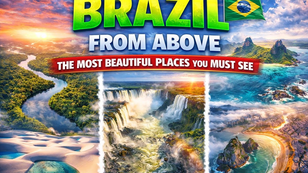 BRAZIL FROM ABOVE The Most Beautiful Places You Must See #travel # ...
