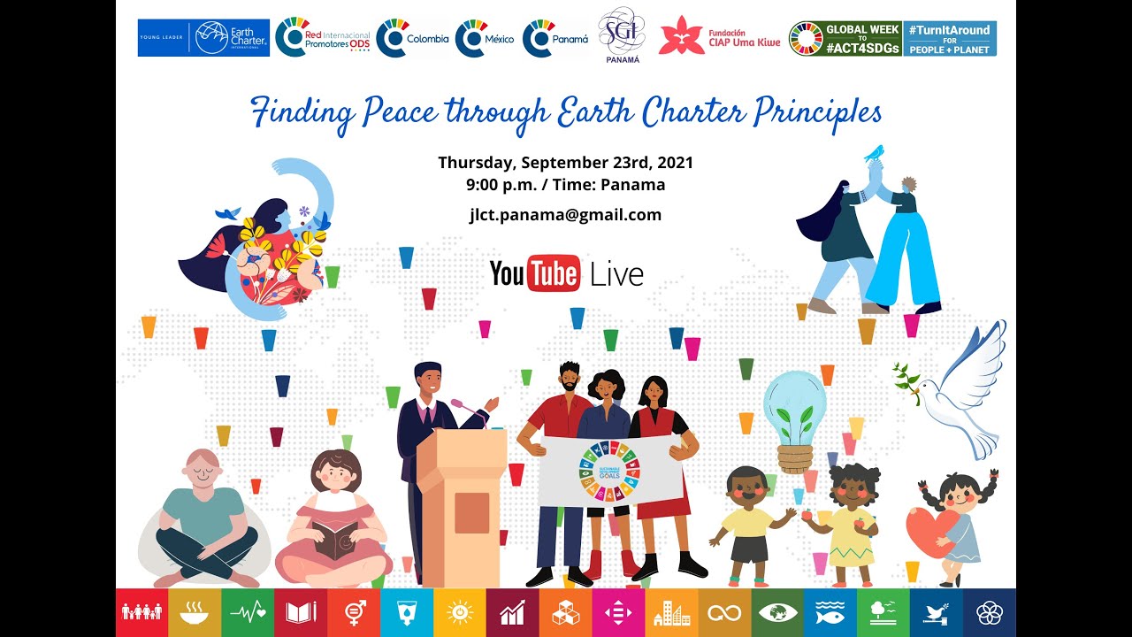 Webinar Finding Peace through Earth Charter Principles - September 23rd ...
