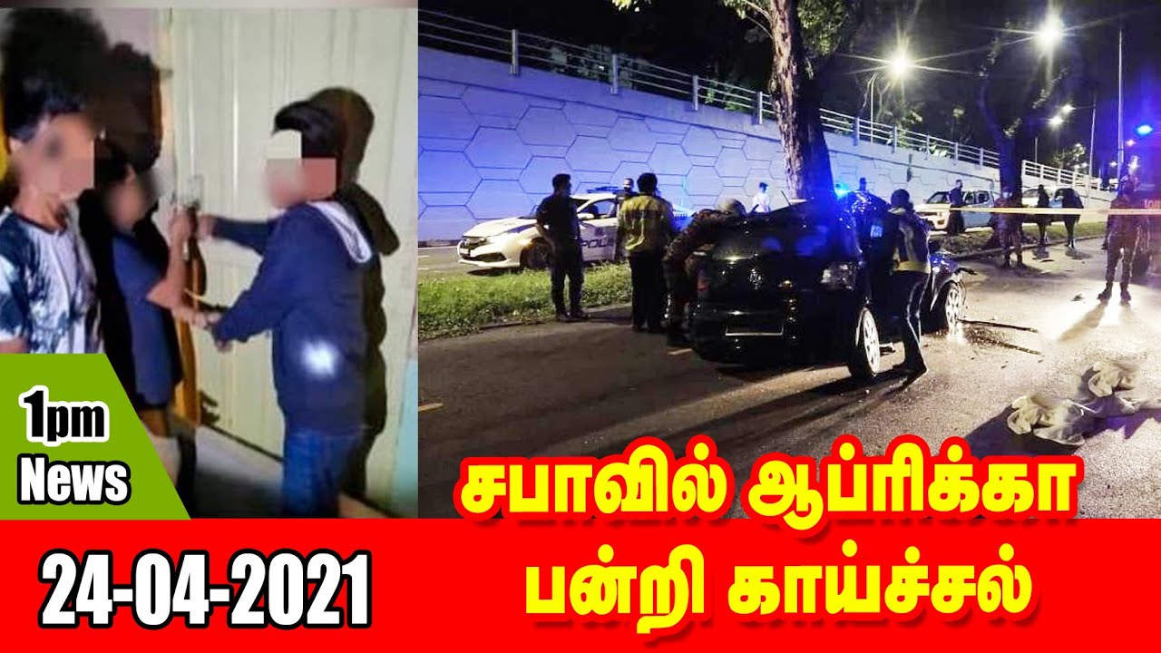 THISAIGAL MALAYSIA TAMIL NEWS 1PM 24.04.2021:சபாவில் ஆப்ரிக்கா பன்றி ...
