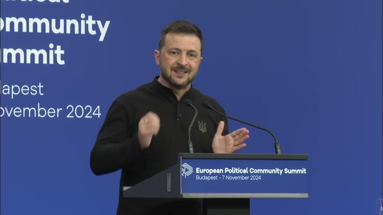 Пресконференція Зеленського за підсумками участі в саміті Європейської політичної спільноти