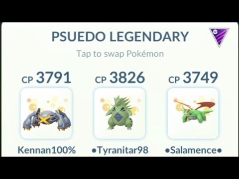 Pseudo Legendary In Master League Pokémon Go Metagross Tyranitar