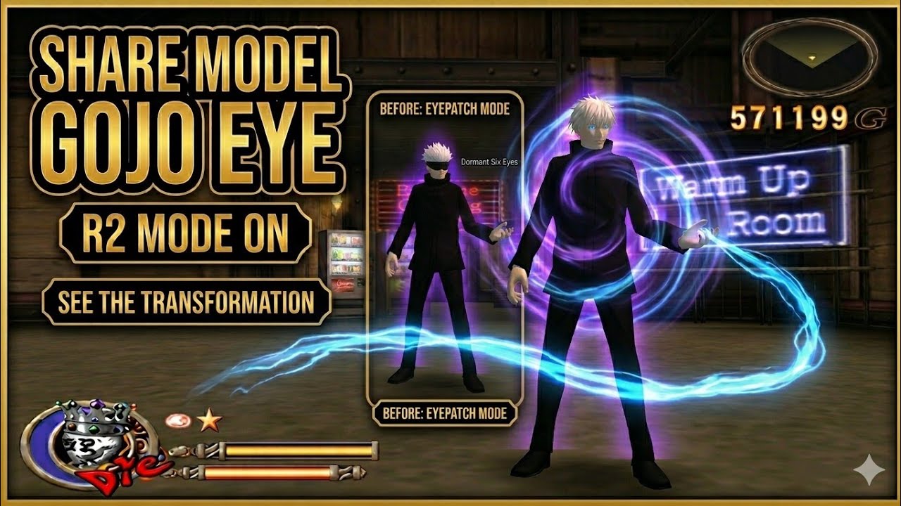 SHARE MODEL GOJO EYE - YouTube