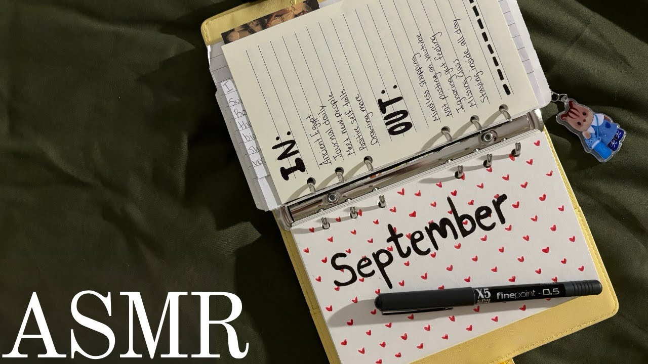 ASMR| Old School Asmr Journal With Me | LOFI | Whispered - YouTube