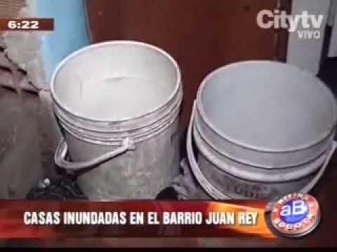 Barrio Juan Rey, afectado por las lluvias - YouTube