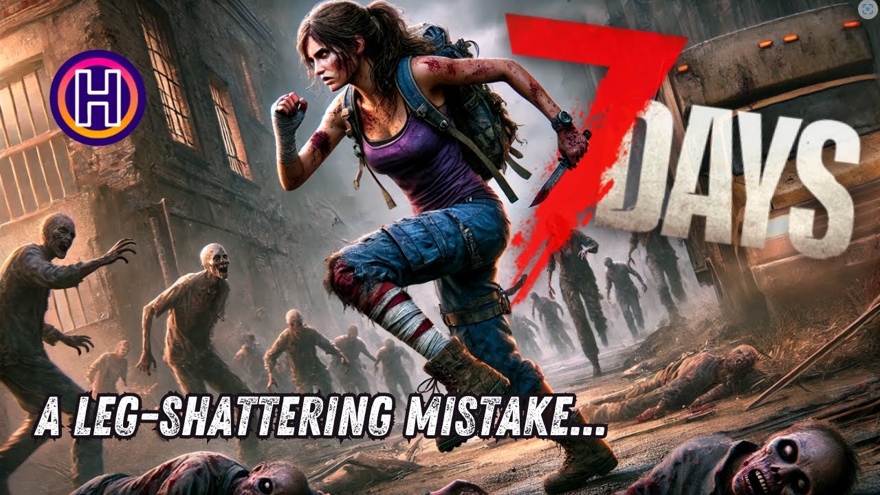 Injuries at the most INOPPORTUNE TIME! - Ep 5, 7 Days to Die 1.0 - YouTube