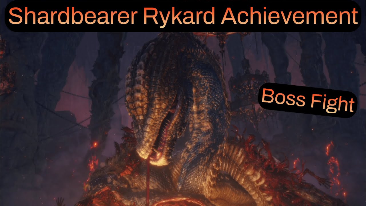 Shardbearer Rykard Achievement (Rykard Boss Fight) - ELDEN RING - YouTube