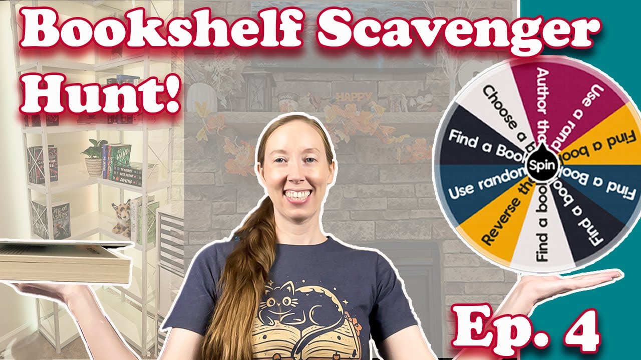 Bookshelf Scavenger Hunt Picks My Read for the Week ⭐ 🌀📖 - YouTube