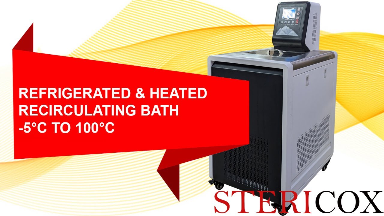 Minus 5°C to 100°C Refrigerated Heated Recirculating Bath | Chiller ...