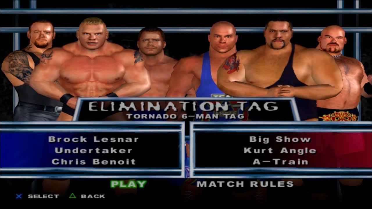 WWE SmackDown! Here Comes the Pain - ELIMINATION TAG - YouTube
