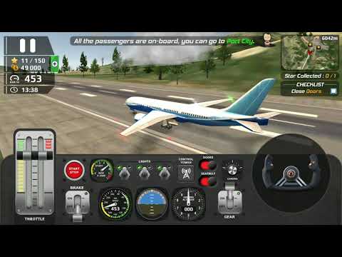 Airplane Flight Pilot Simulator 🚀 Plane Pilot Simulator / Uçak oyunu uçan araba Android Gameplay MNX