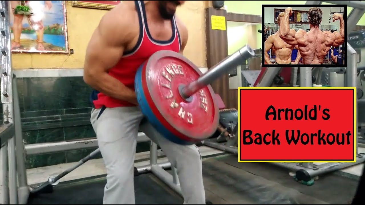 ARNOLD's BACK WORKOUT ROUTINE - YouTube