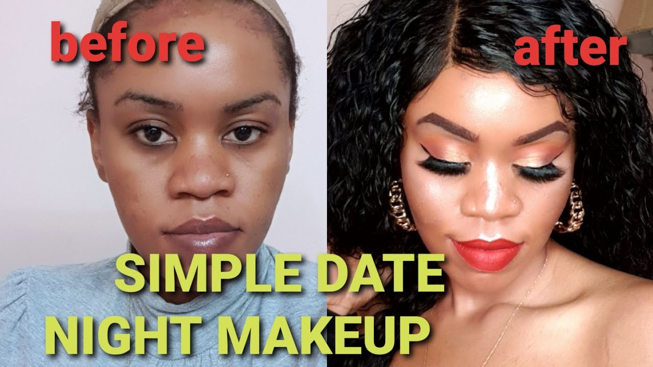 EASY, SIMPLE DATE NIGHT MAKEUP GLAM (BEGINNER FRIENDLY 😍😍!!) - YouTube