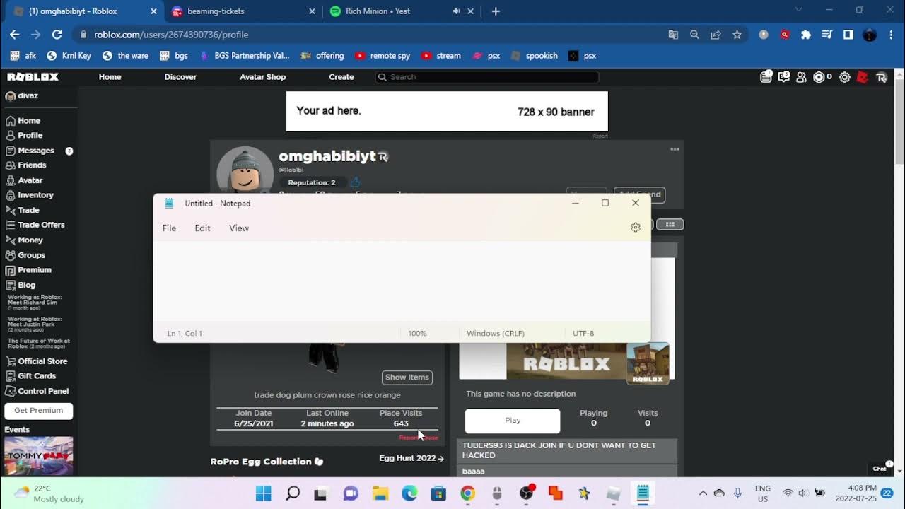 HOW TO HACK ROBLOX ACCOUNTS - YouTube
