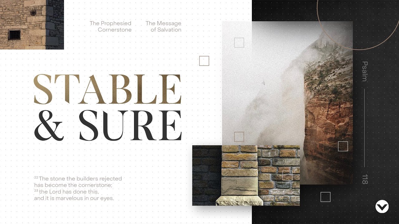 Stable & Sure: Jesus, The Foundation Of Our Faith - Ptr. Jonathan ...