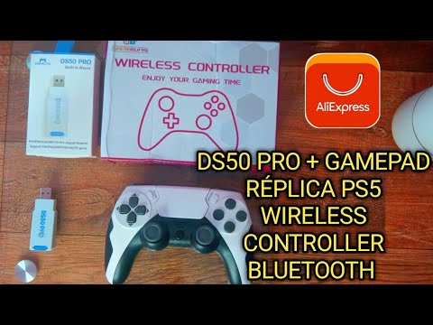 controle réplica de PS5 + Ds50 pro bluetooth p/Pc,swicht,PS3,ps4,PS5 e ...