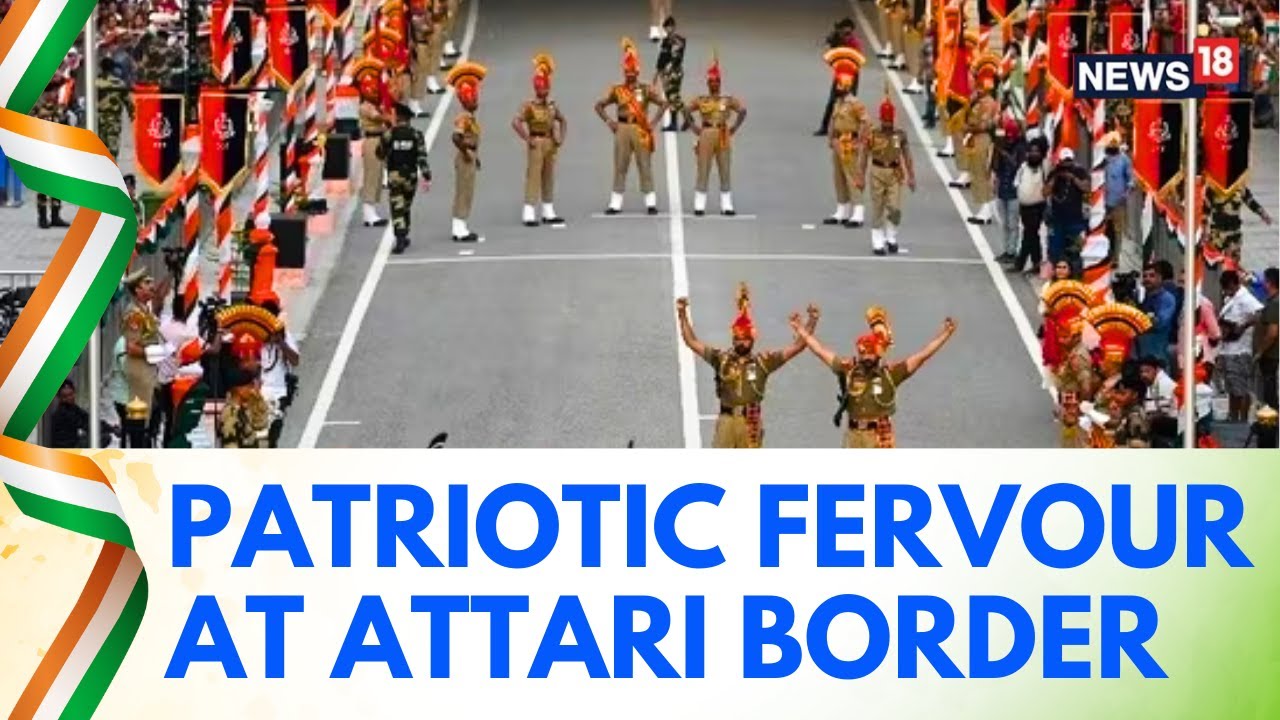 Beating Retreat At Attari Wagah Border On 75th Republic Day | Attari ...