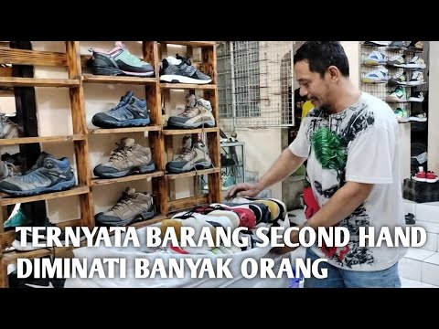 KALAU BELANJA SEPATU SECOND HAND JANGAN SALAH LANGKAH TEMPATNYA DI BJR ...