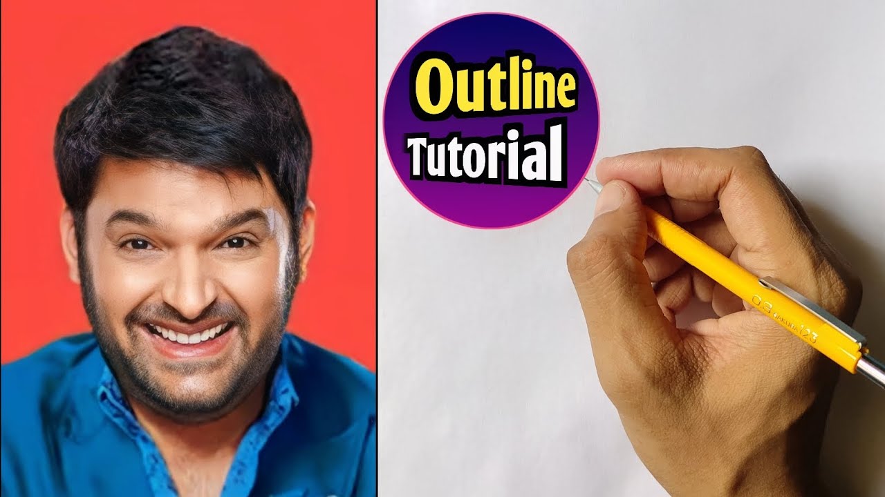 How to draw Kapil sharma drawing | Drawing of kapil sharma | Kapil ...