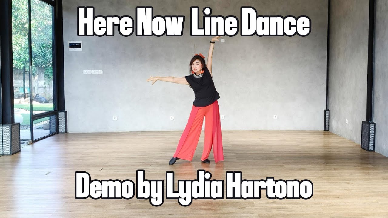 Here Now Line Dance - Demo by Lydia Hartono - YouTube