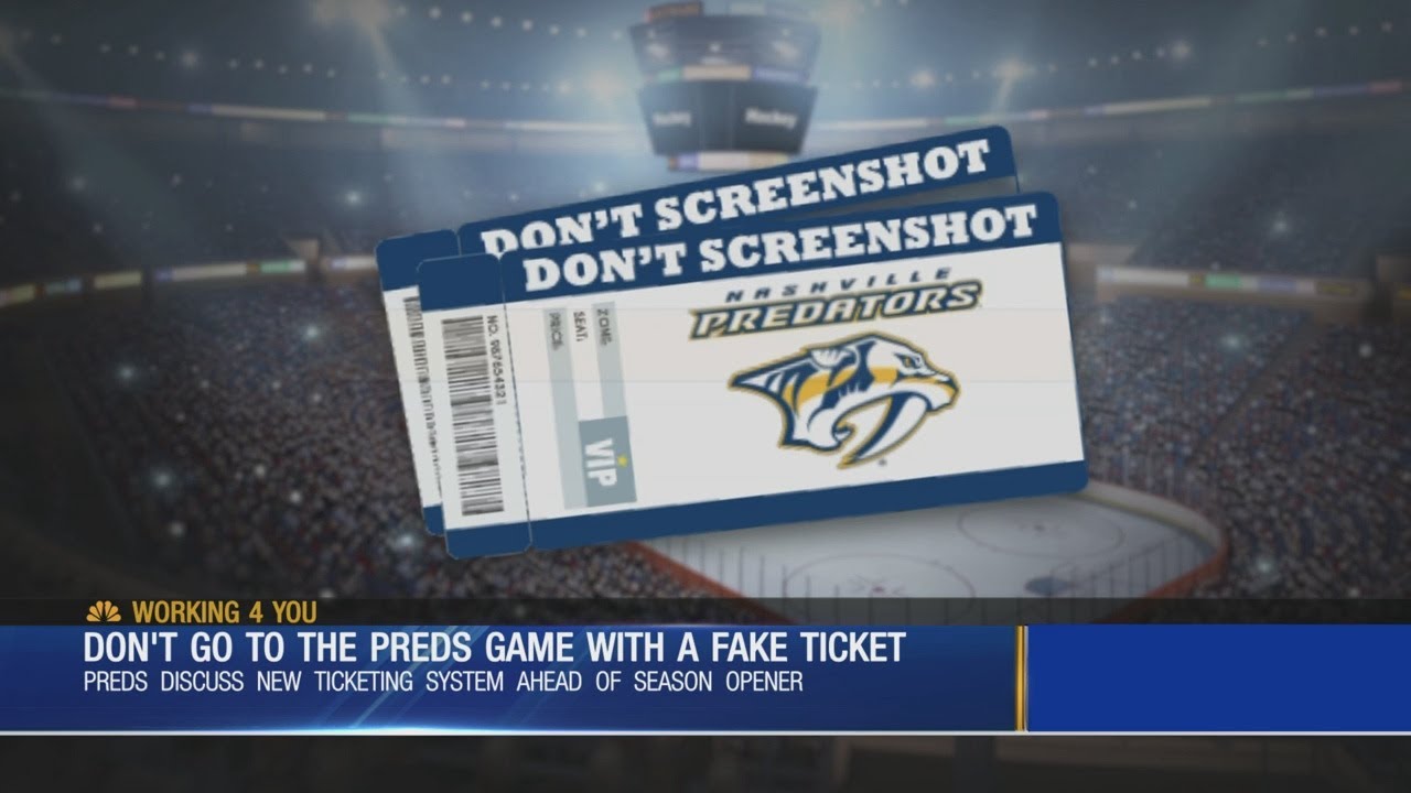 Preds New Ticket Security Feature - YouTube