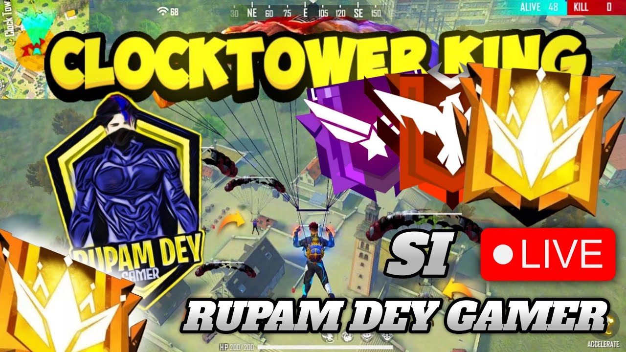 RUPAM DEY GAMER is free fire live! - YouTube
