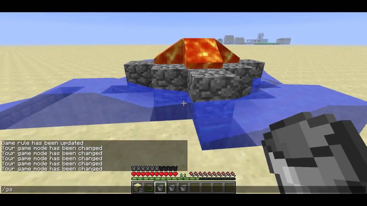 Fast Quadruple Double Cobblestone Generator Minecraft Invention - YouTube