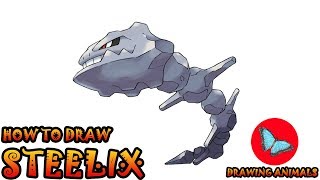 How To Draw Onix Pokemon | Drawing Animals | Doovi