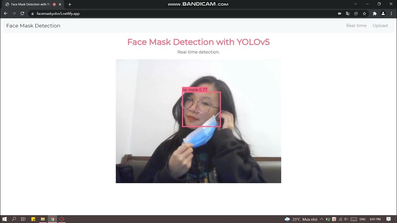Facemask detection YOLOv5 - YouTube