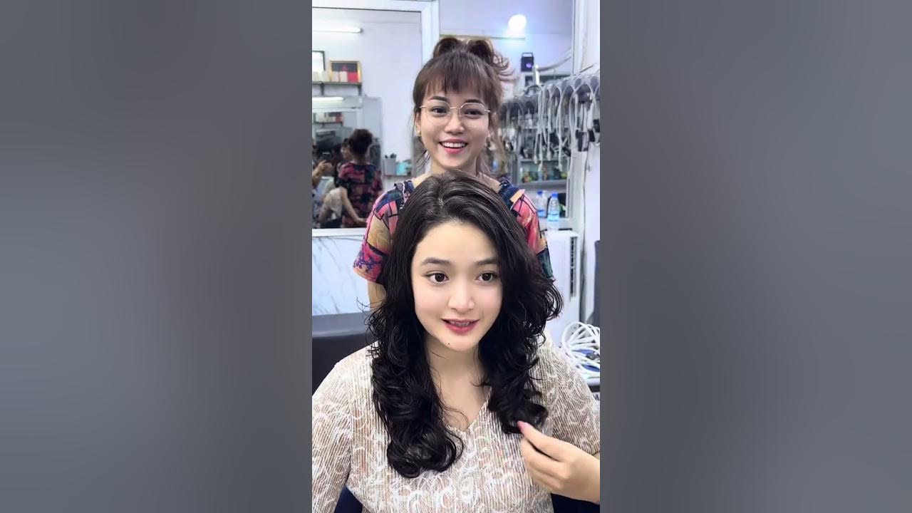 Butterfly hair cut&Perm tuortial - YouTube