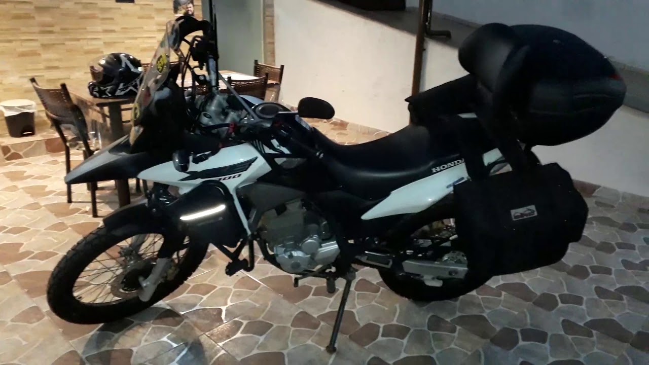 Xre300 equipada pra Viagem. - YouTube